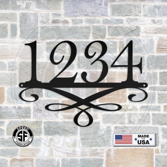 Custom Decorative Address Sign - Etsy