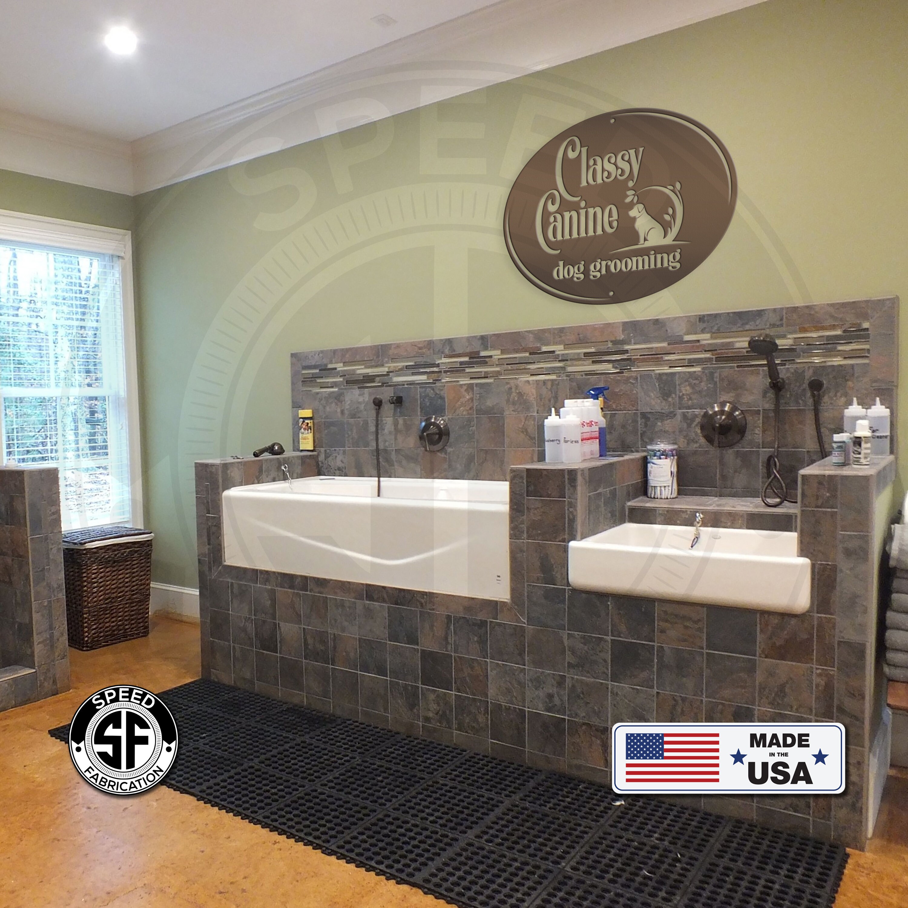 Custom Dog Grooming Business Sign-animal Care Sign-grooming - Etsy