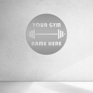 Personalized Gym Name Metal Sign - Etsy