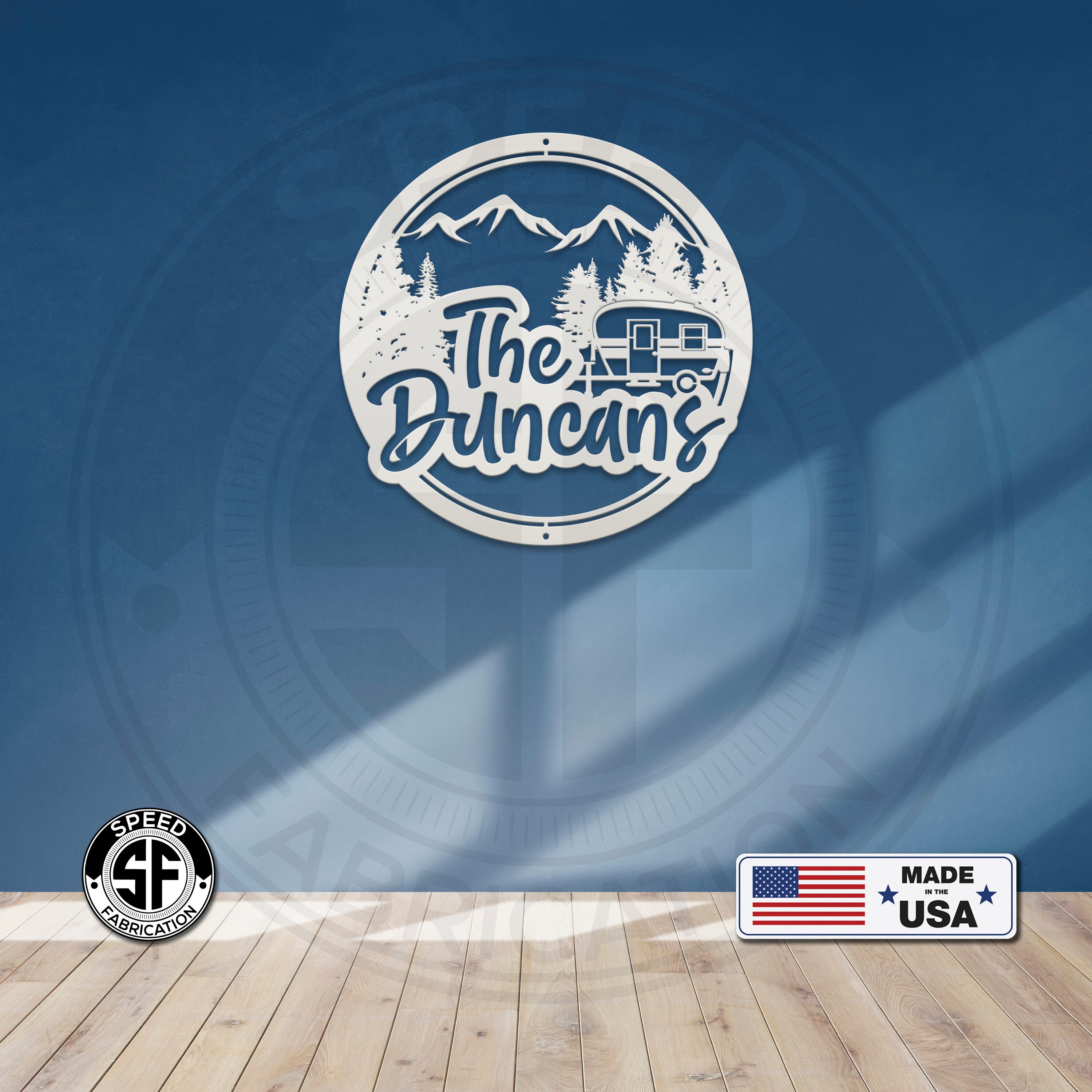 Custom Camper Sign-family Camping Sign - Etsy