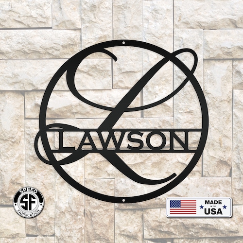 Last Name Metal Signs Personalized Metal Sign Custom Last Name - Etsy