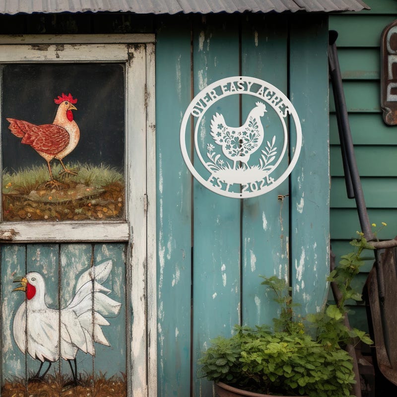 Custom Chicken Coop Signs - Etsy