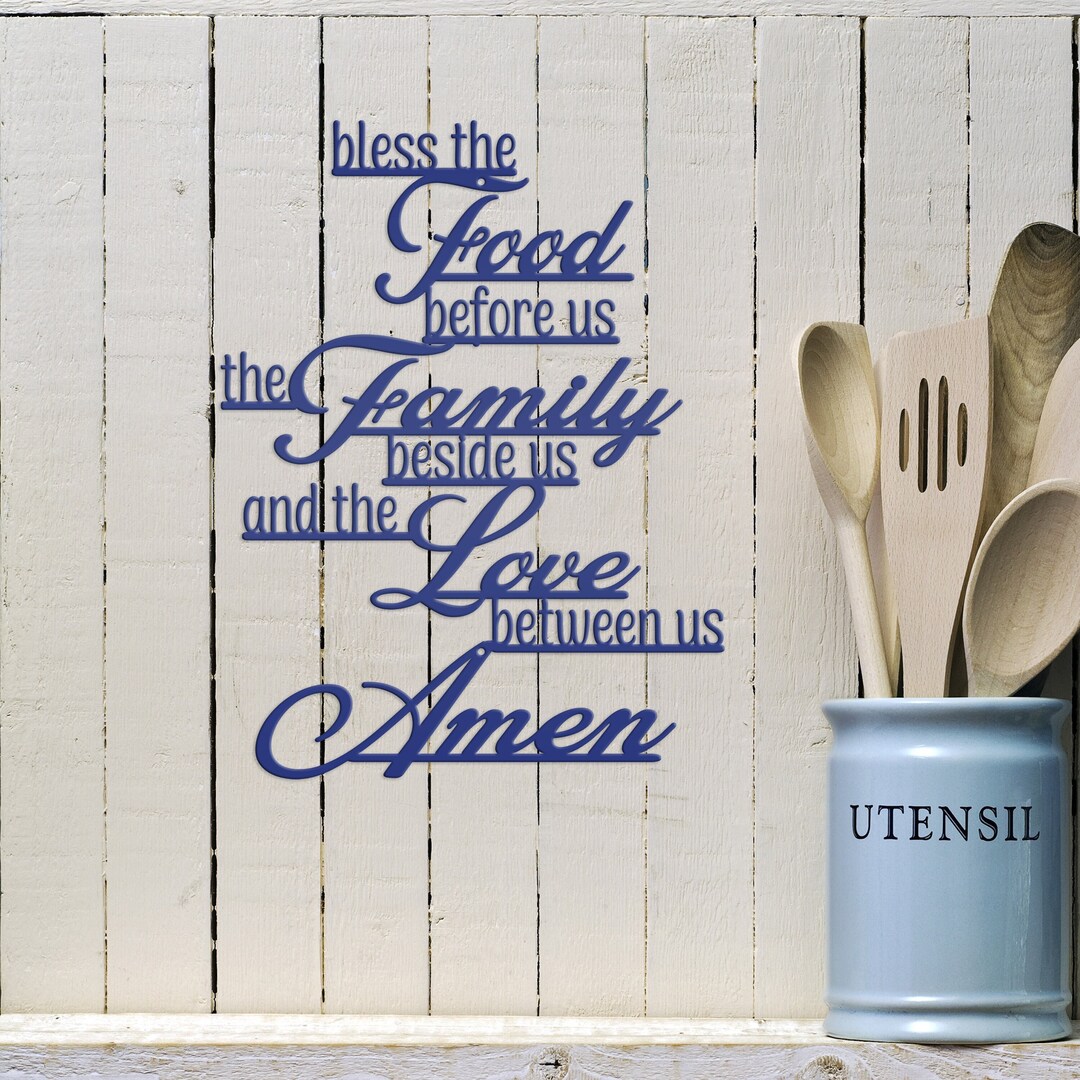 Christian Prayer Wall Sign - Metal Christian Prayer Sign - Etsy