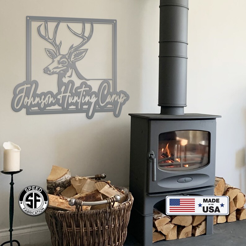 Personalized Deer Hunting Camp Metal Sign Your Own Wording - Etsy