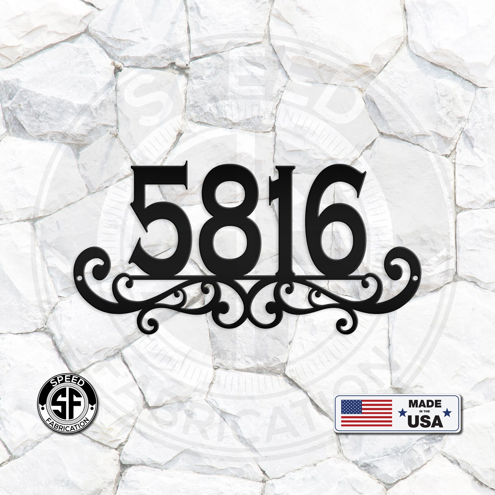 Decorative Custom House Address Sign - Etsy