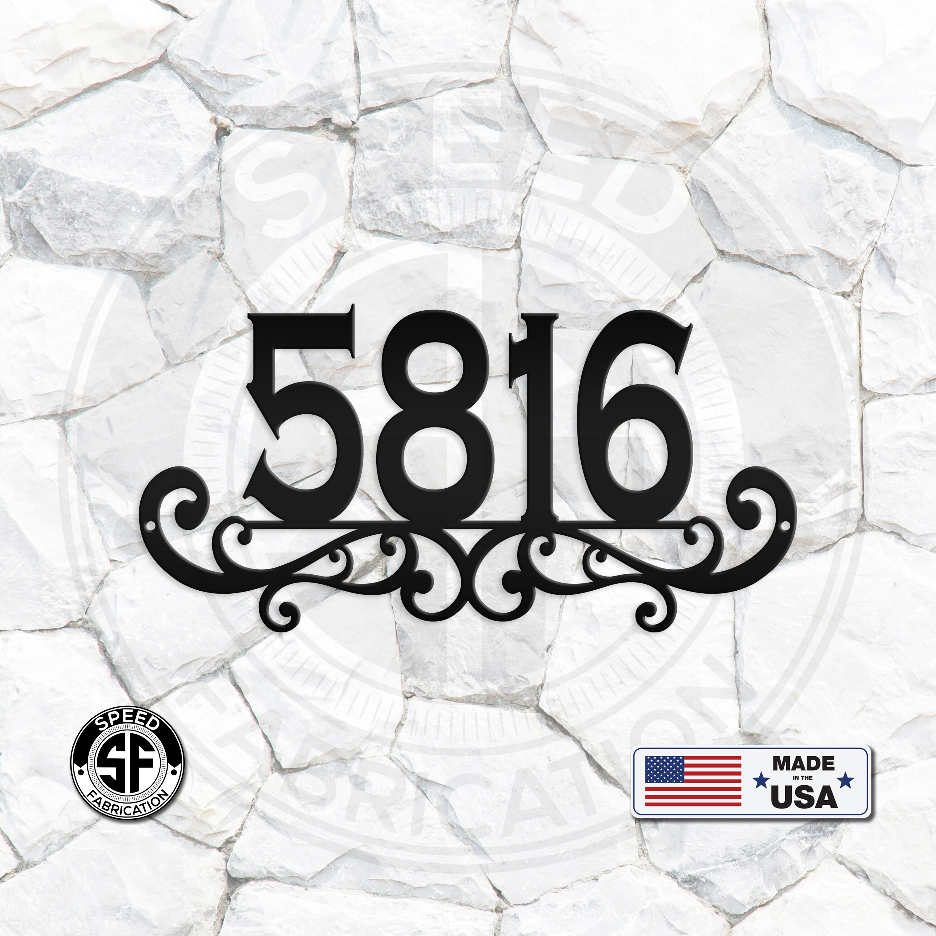 Decorative Custom House Address Sign - Etsy