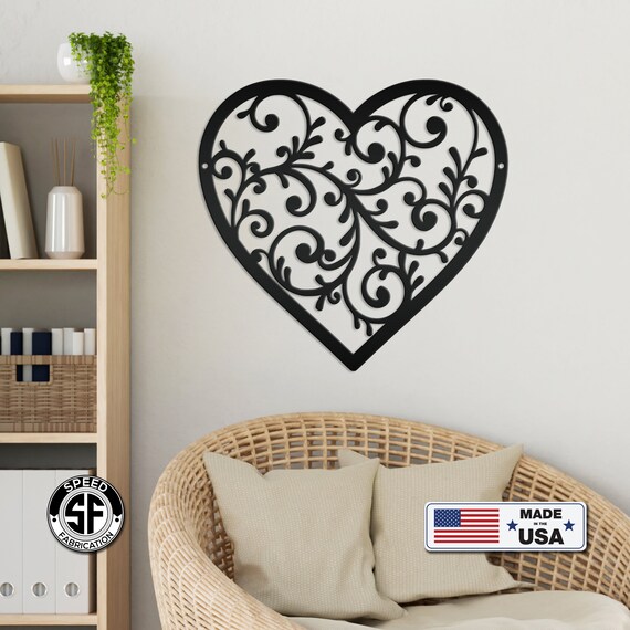 Decorative Heart Scrolls