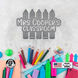 Personalized Teacher's Classroom Metal Sign - Etsy