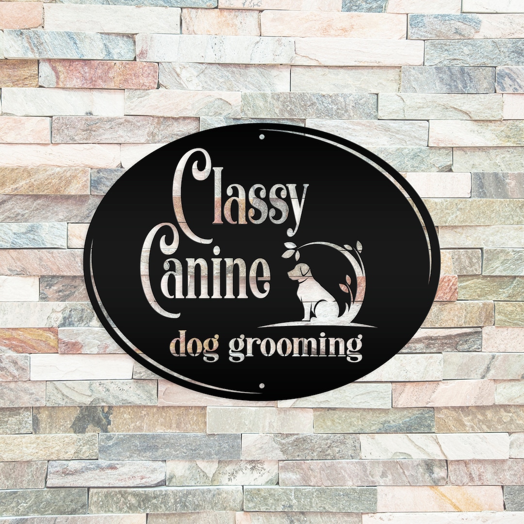 Custom Dog Grooming Business Sign-animal Care Sign-grooming Sign-make ...