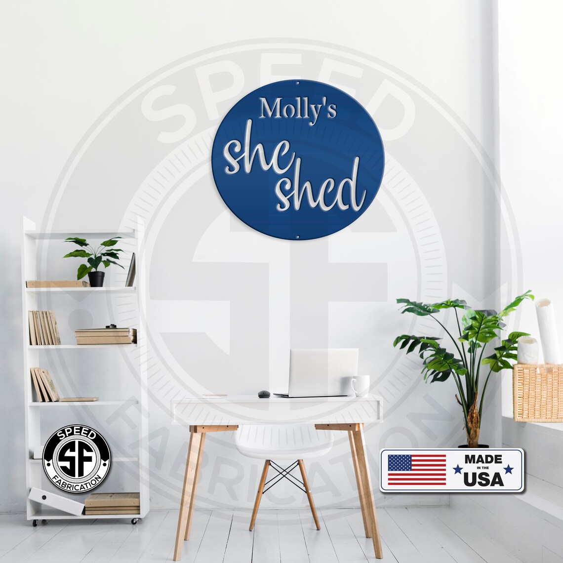Personalized She Shed Metal Sign Custom She Shed Sign - Etsy