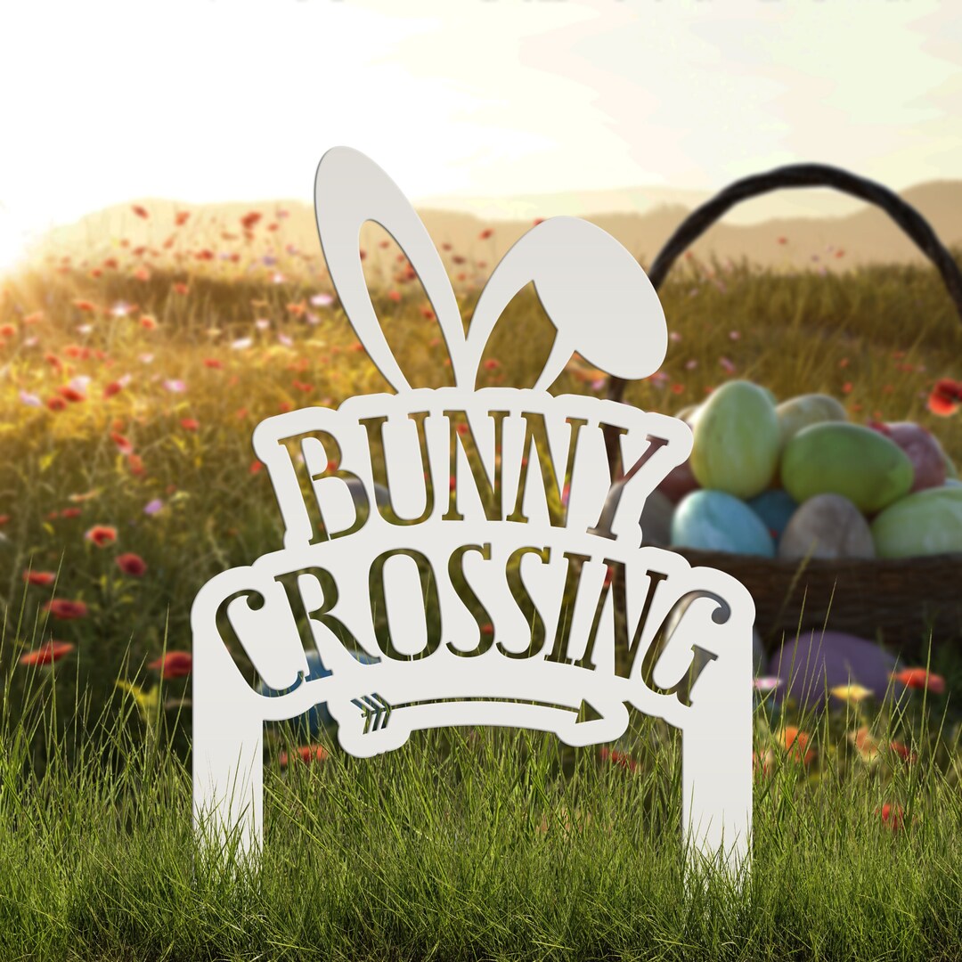 Outdoor Metal Easter Bunny Decor, - Etsy