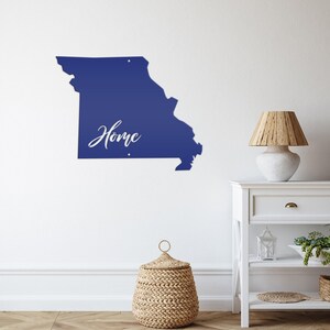 Home State Metal Sign - Etsy