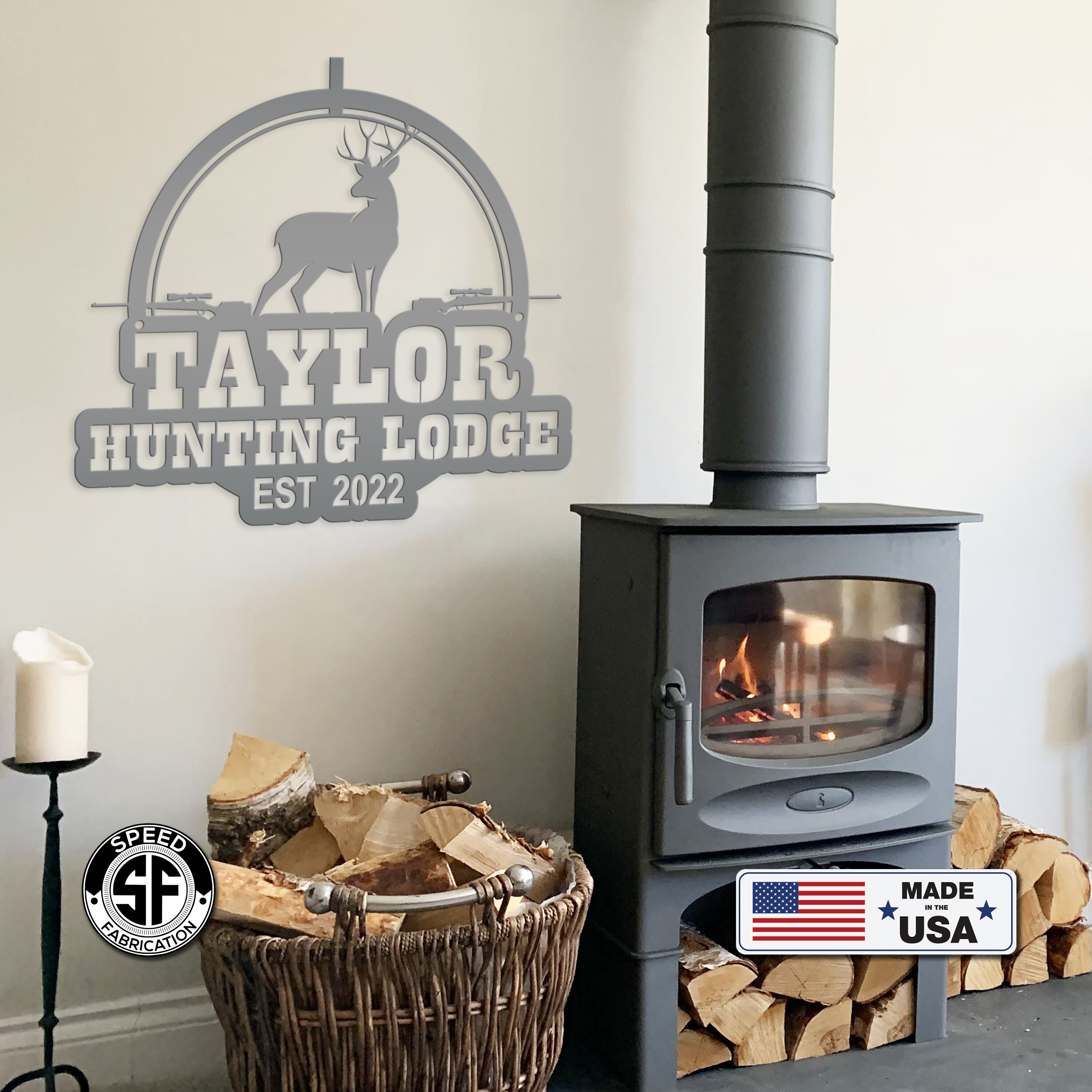 Custom Deer Hunting Metal Sign Personalized - Etsy