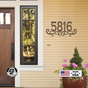 Decorative Custom House Address Sign - Etsy