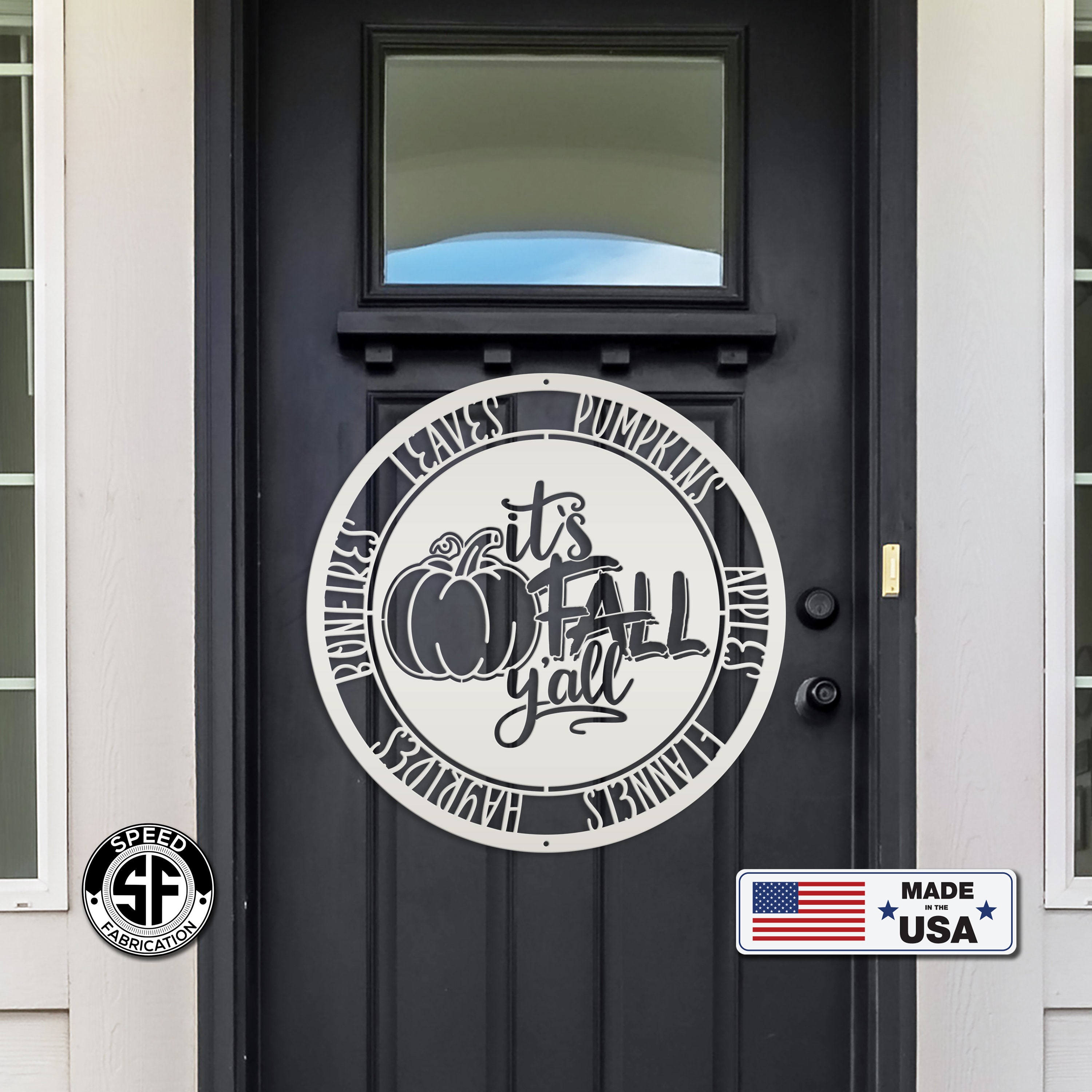 Fall Metal Sign It's Fall Yall Sign - Etsy