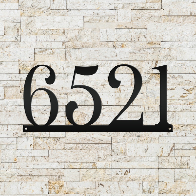 Simple Custom House Numbers - Etsy