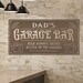 Rectangle Custom Garage Bar Metal Sign Make It Your Own - Etsy
