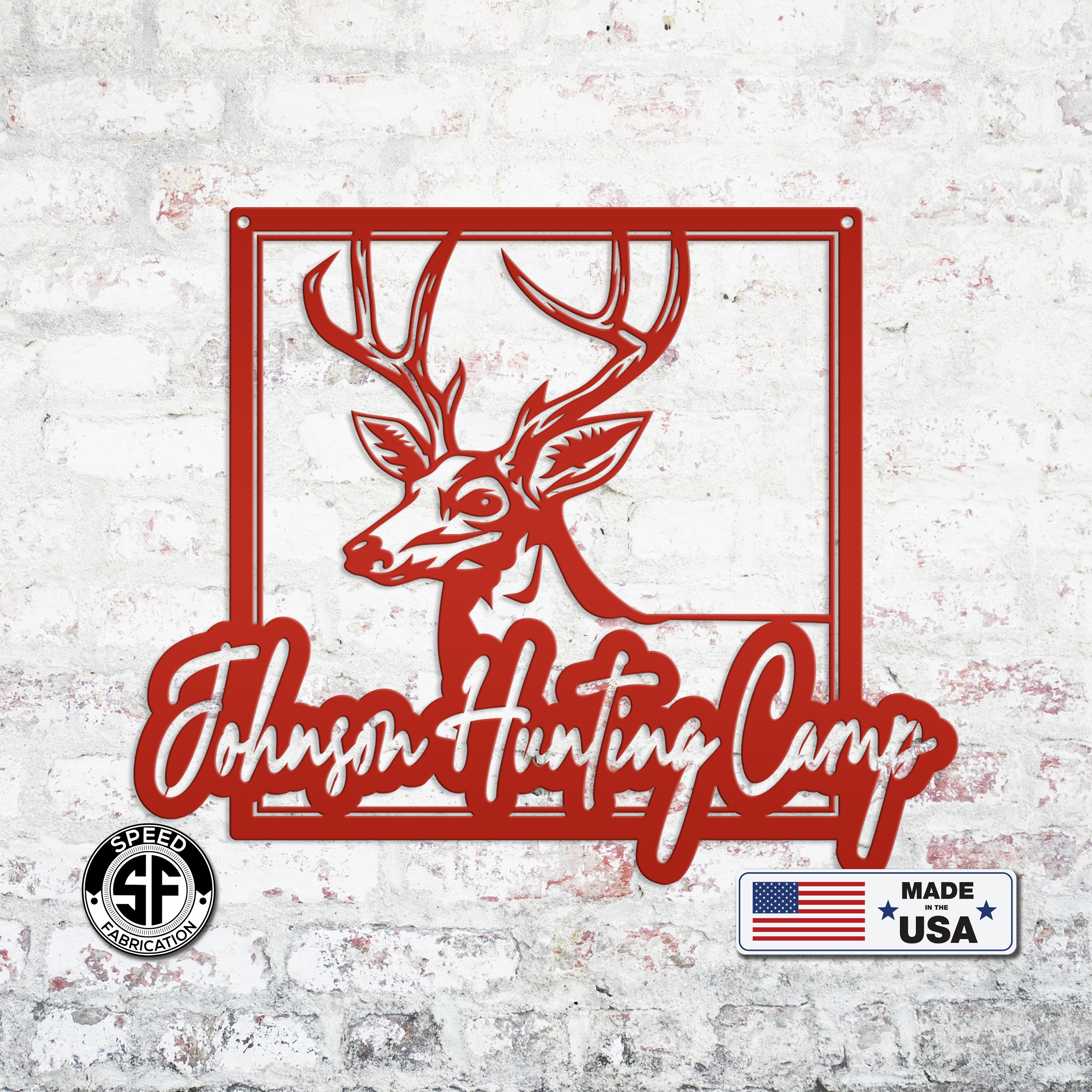 Personalized Deer Hunting Camp Metal Sign Your Own Wording - Etsy