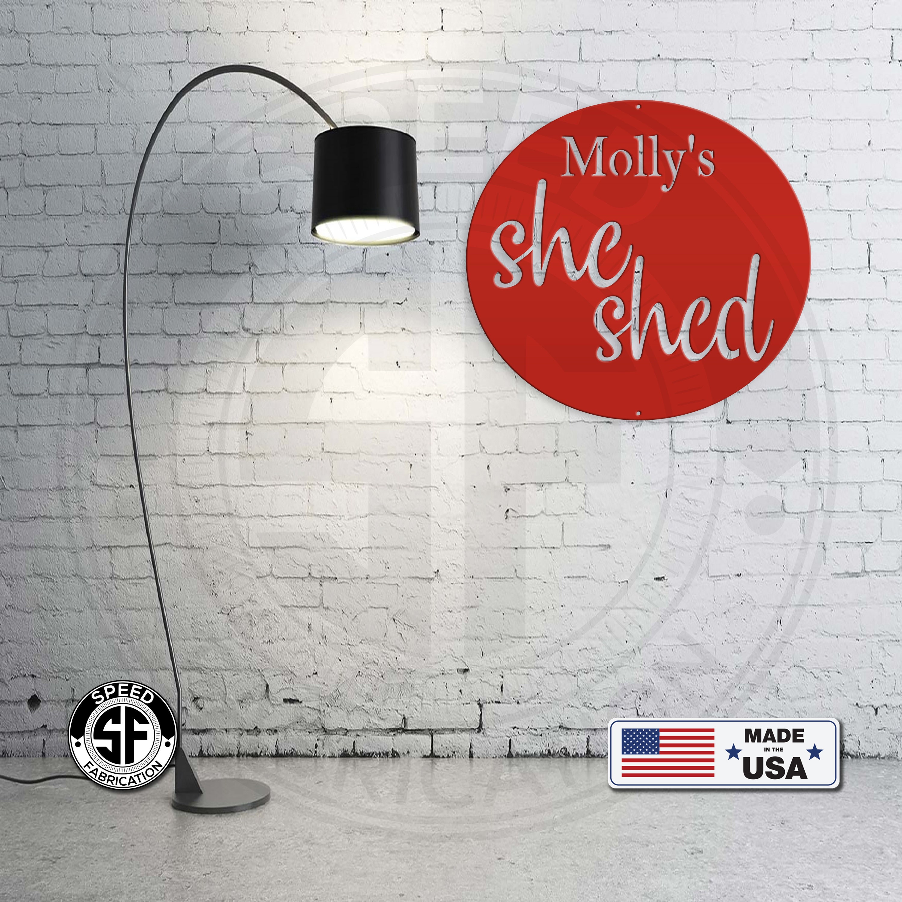 Personalized She Shed Metal Sign Custom She Shed Sign - Etsy