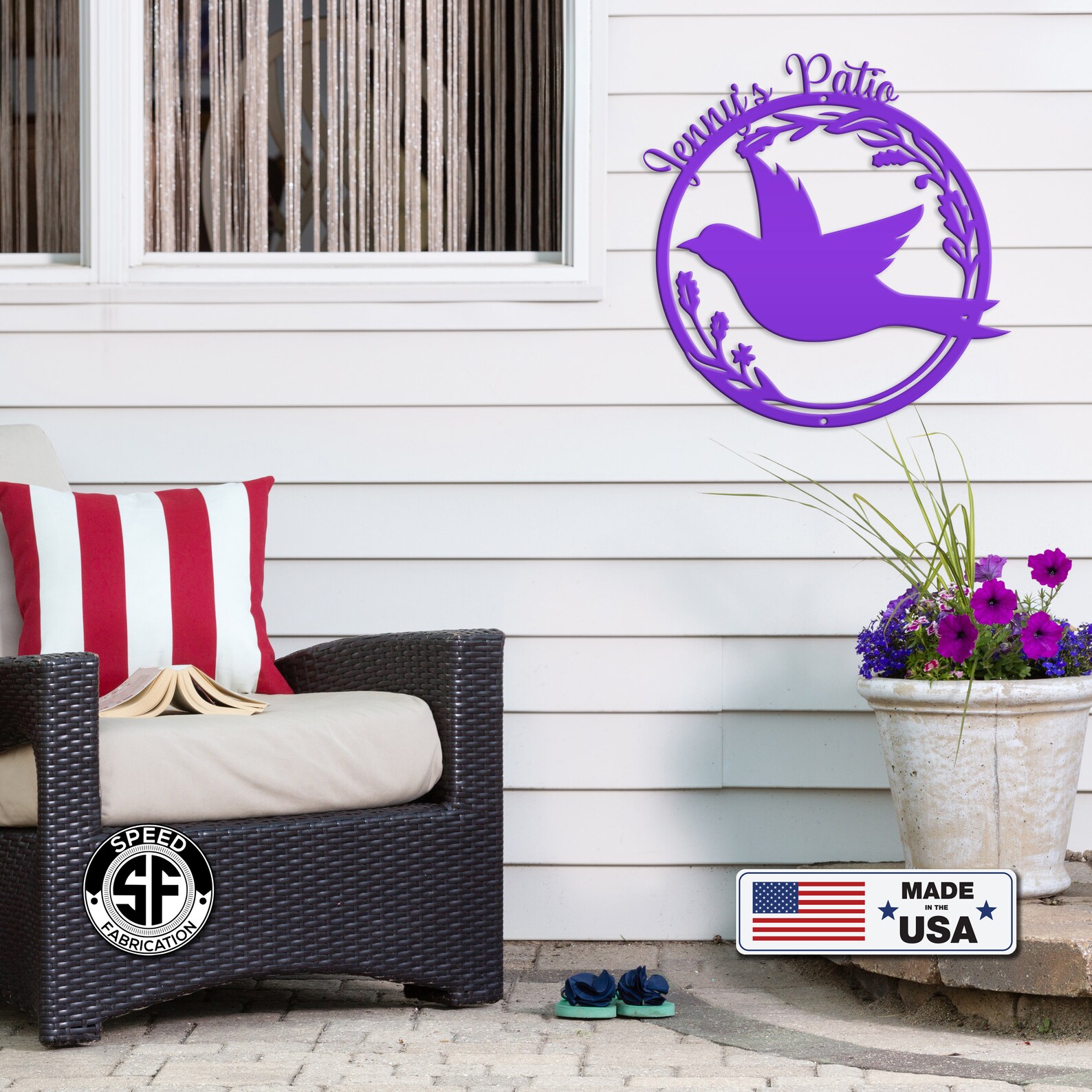 Personalized Bird Patio Sign Mom Gift - Etsy