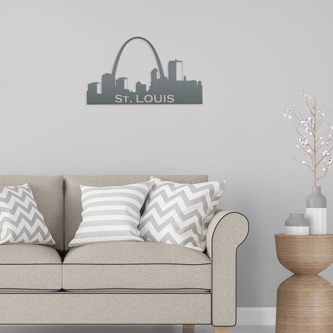 St. Louis Skyline Metal Sign | Etsy