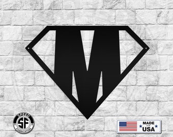 Superhero Monogram | Etsy