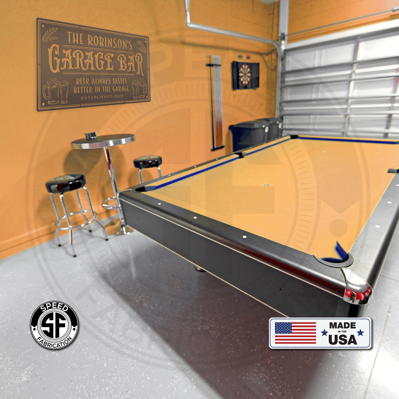 Rectangle Custom Garage Bar Metal Sign Make It Your Own - Etsy