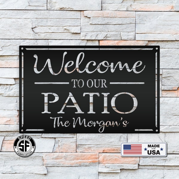 Personalized Patio Signs - Etsy