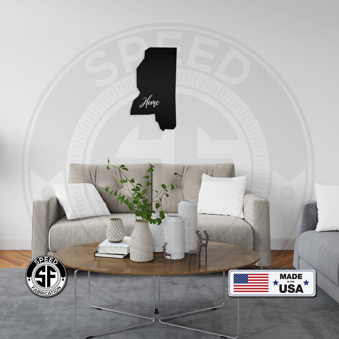 Home State Metal Sign | Etsy