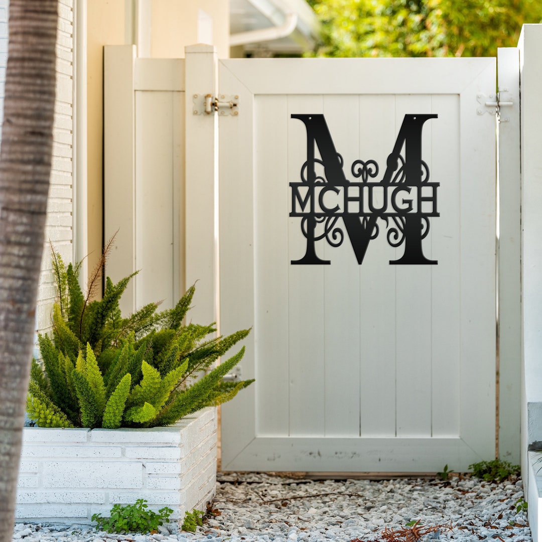 Custom Name Sign, Personalized Wedding Gift, Monogram With Name Sign - Etsy