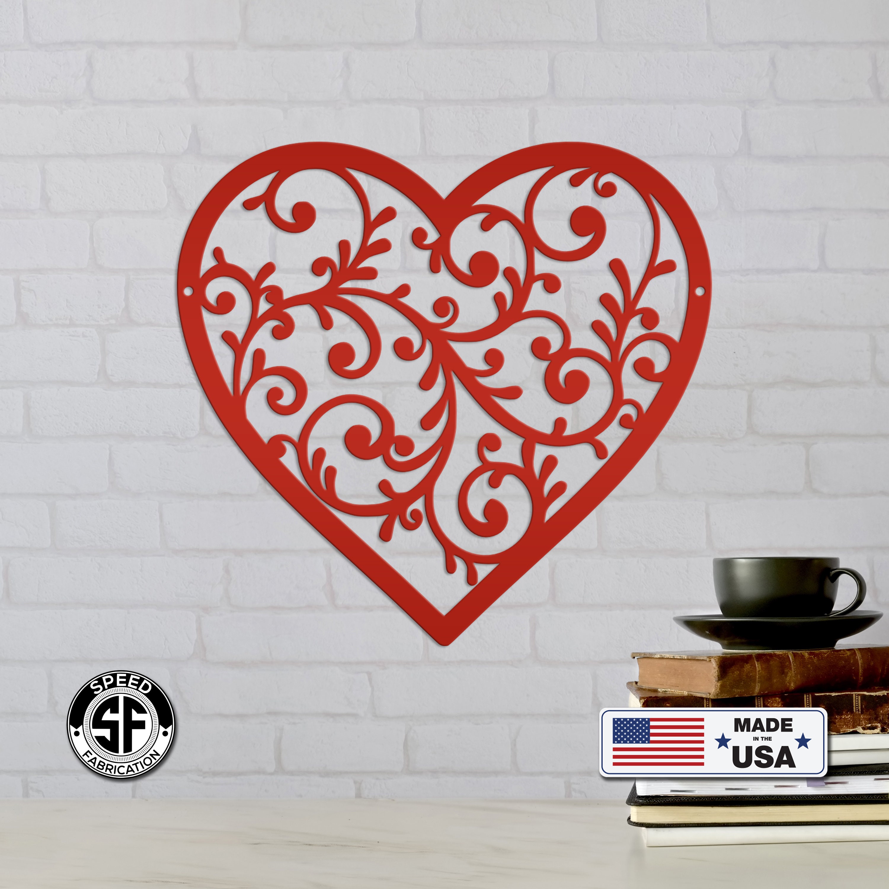 Decorative Heart Scrolls