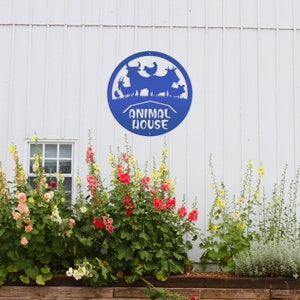 Farm Animal House Metal Sign - Etsy