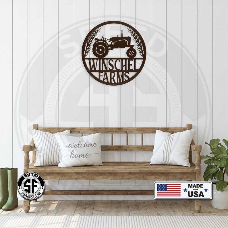 Personalized Tractor & Farm Sign - Etsy
