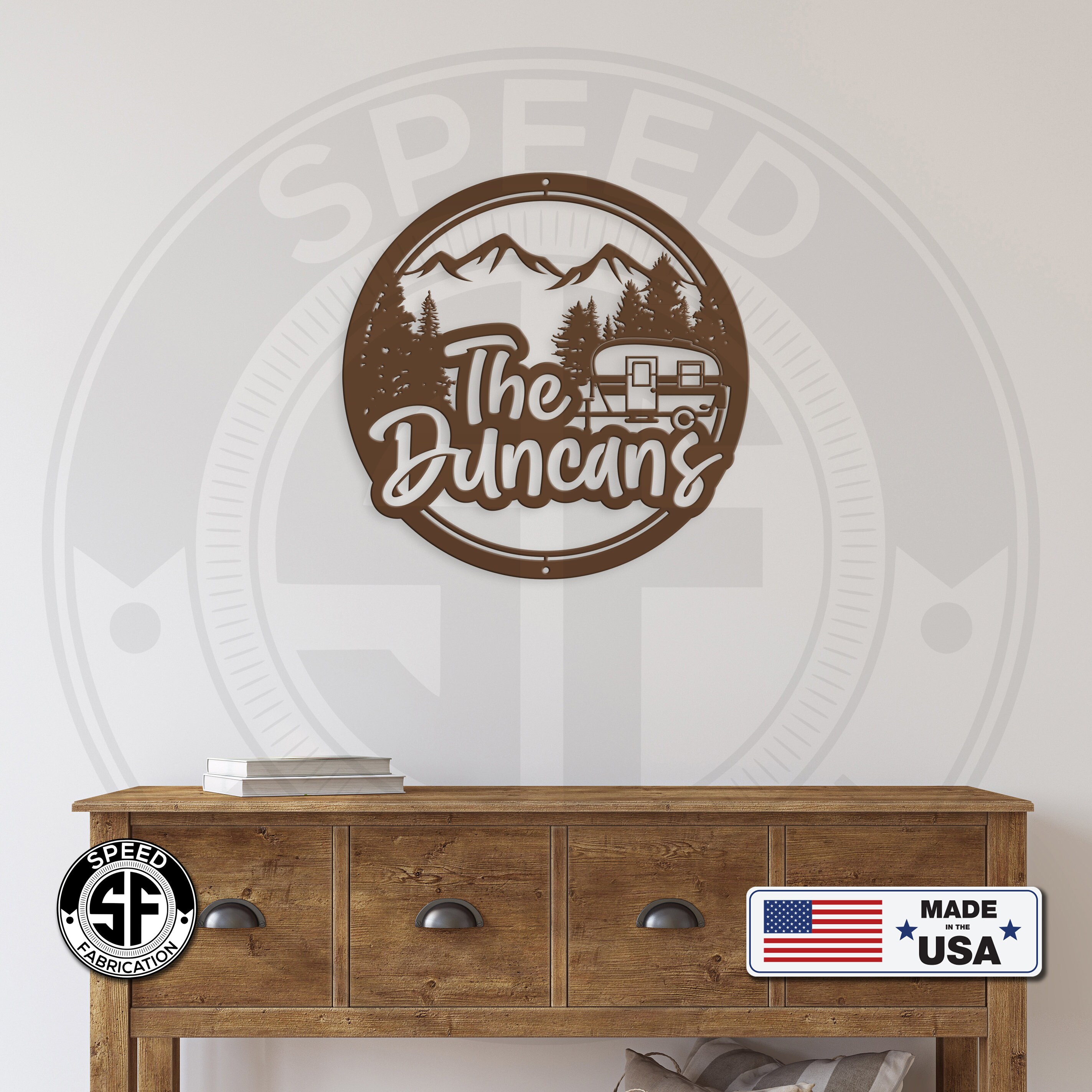 Custom Camper Sign-family Camping Sign - Etsy