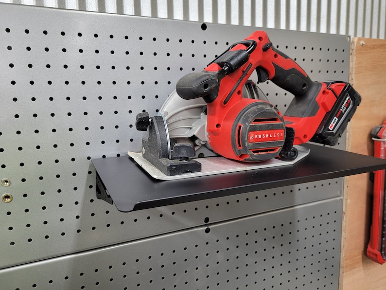 Saw Storage Shelf for Circular Saws - Garage Organization - - Etsy