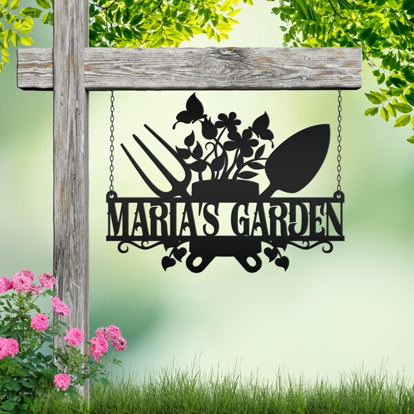 Outdoor Garden Sign - Etsy