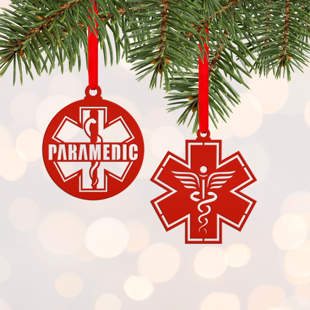 Emergency Responder Ornament Collection - Emt/paramedic Decoration ...