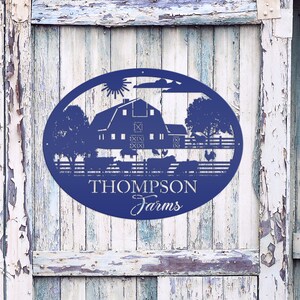 Custom Farm Scene Sign With Cows and Chickens - Etsy