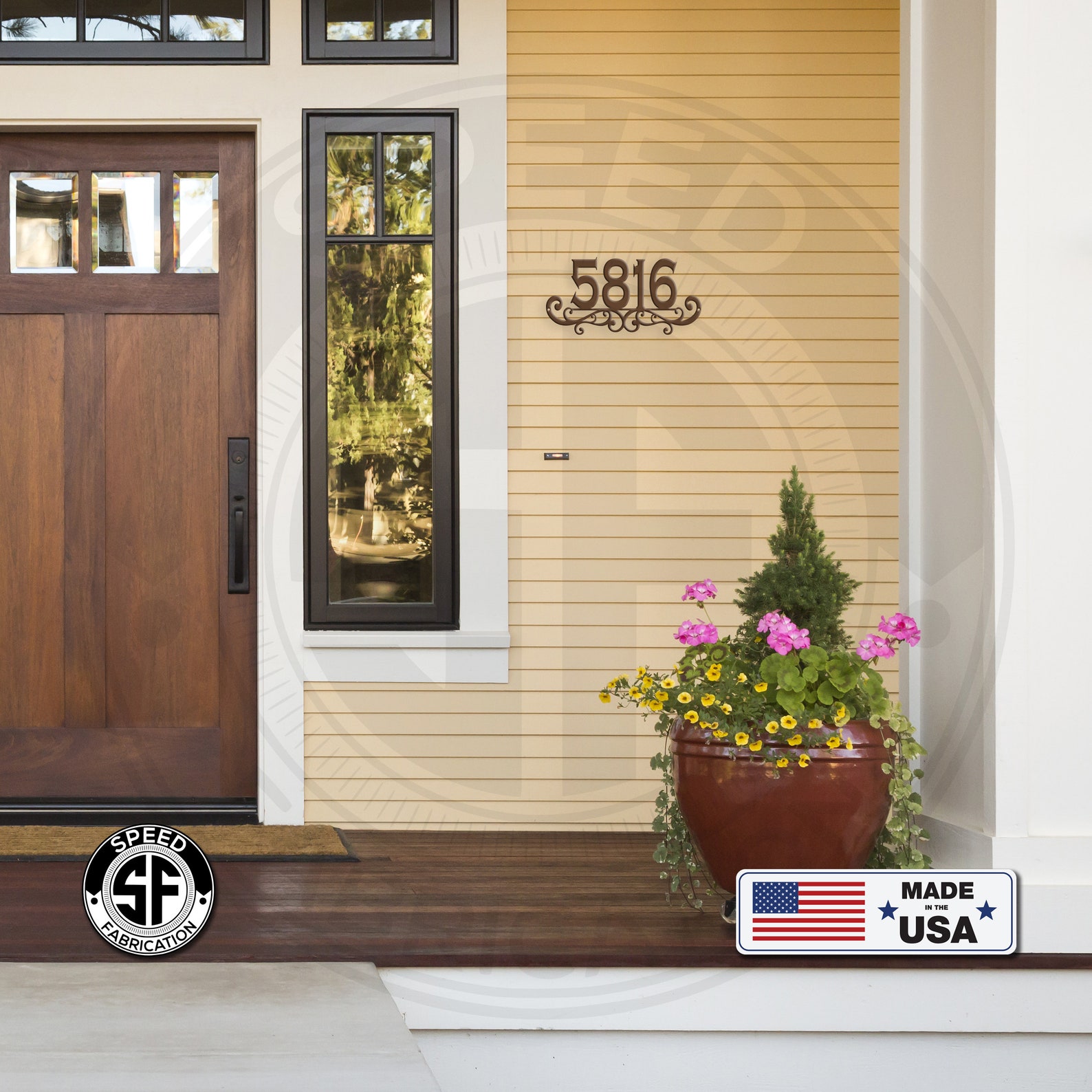 Decorative Custom House Address Sign - Etsy