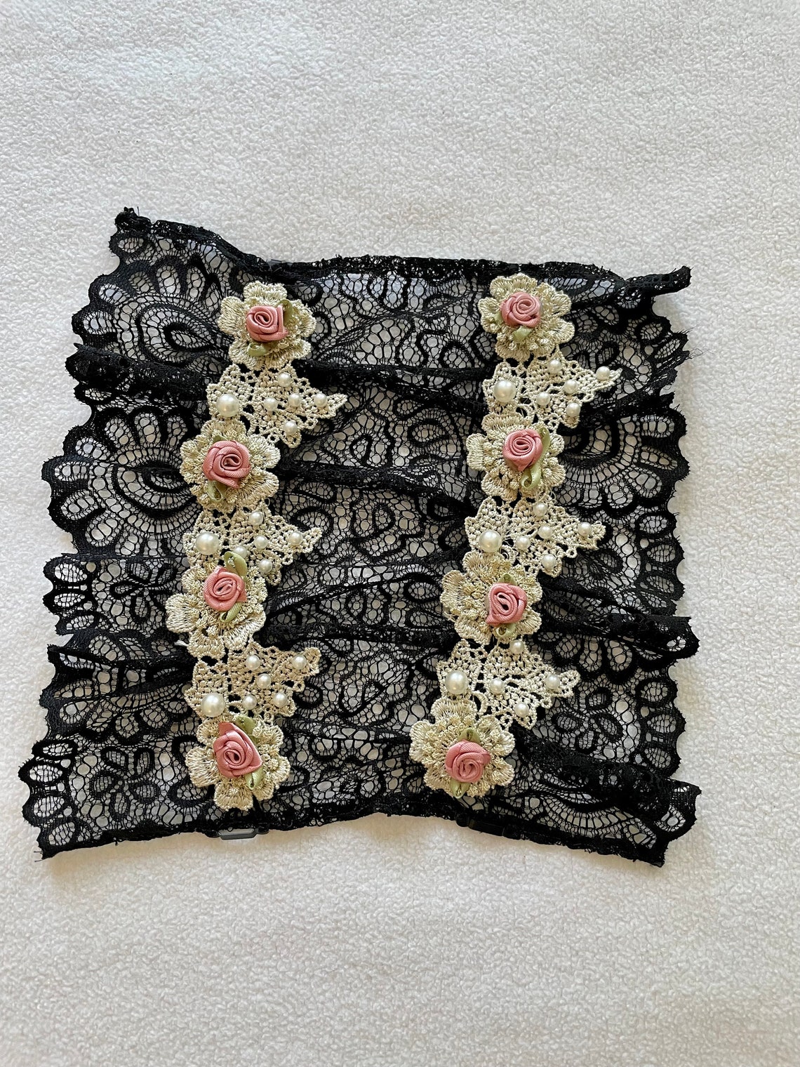 French Style Lace Cuff Bracelet - Etsy