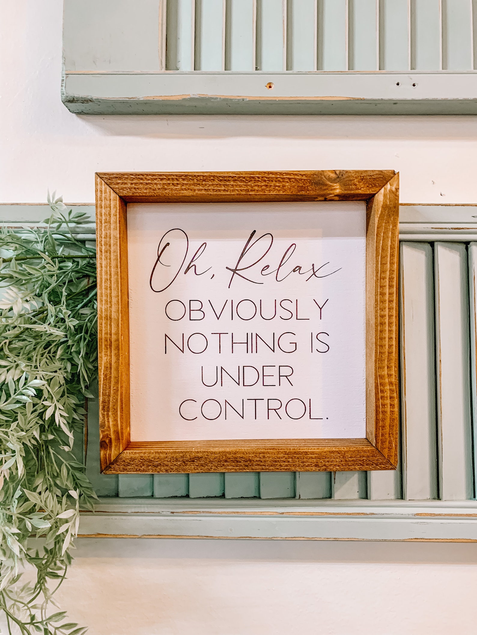 Oh, Relax Obviously Nothing is Under Control - Etsy