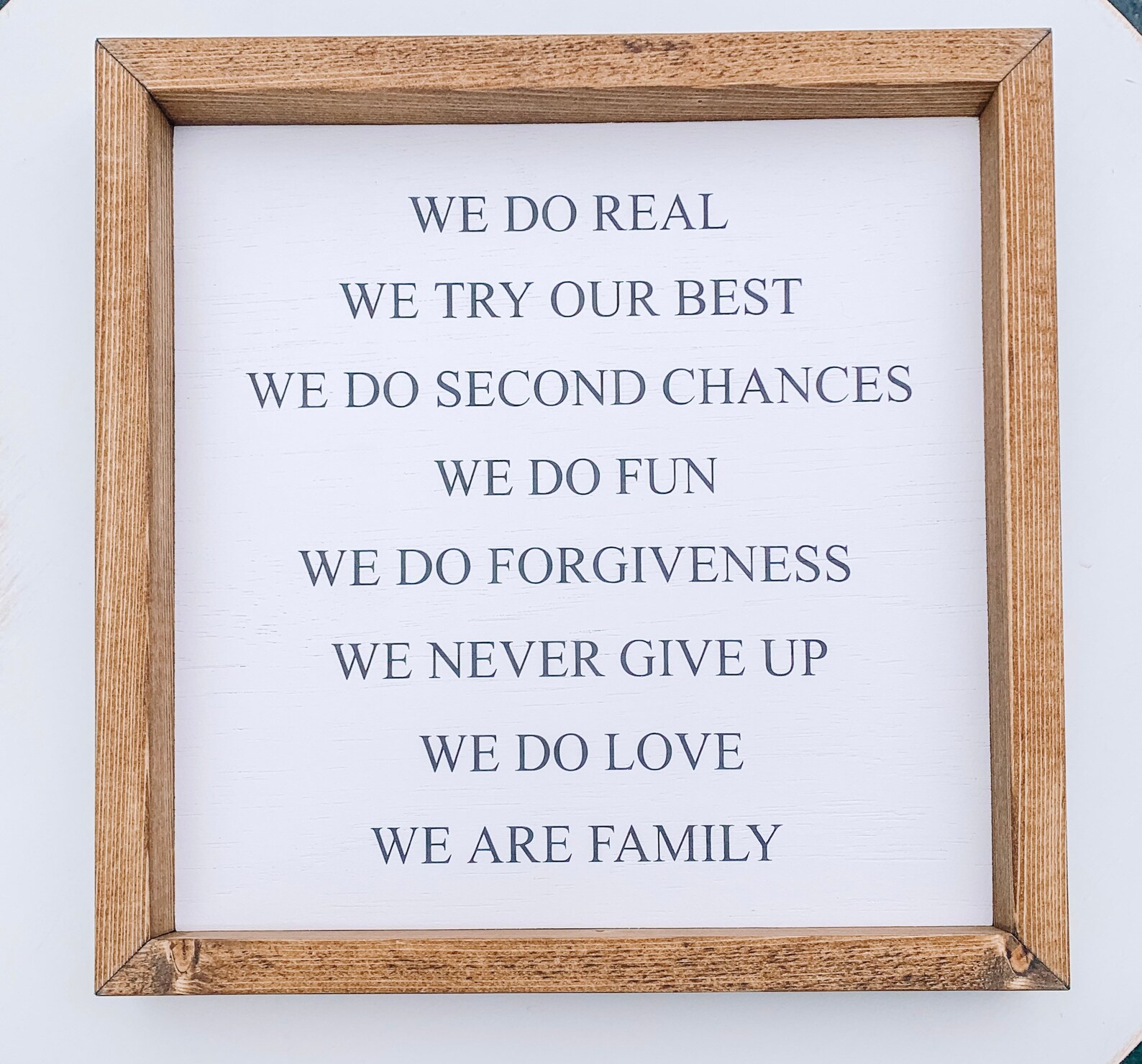 We Do Real We Try Our Best...we Are Family - Etsy