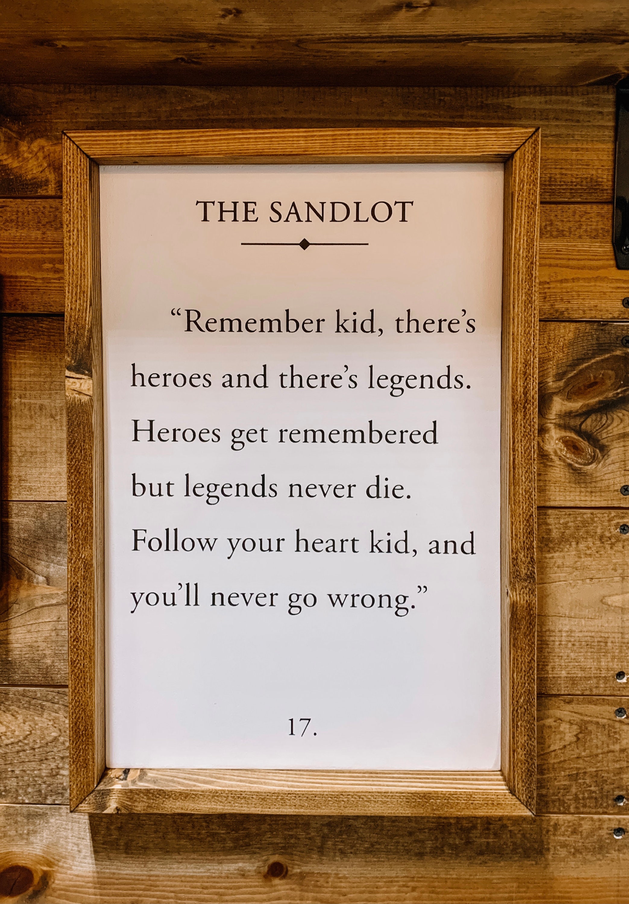 The Sandlot Quote - Etsy