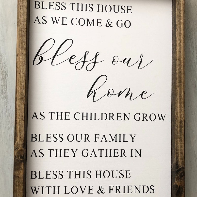 Bless Our Home - Etsy
