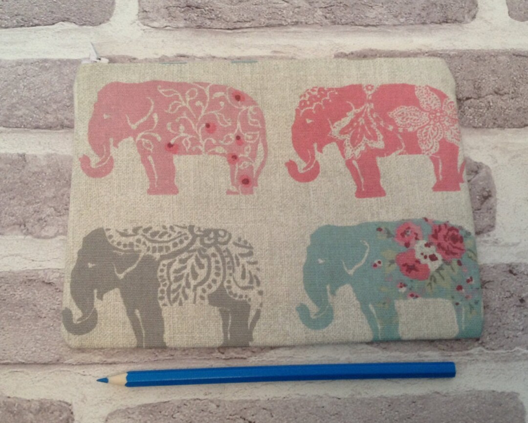 Elephant Pencil Case, Elephant Make up Bag, Elephant Bag, School ...