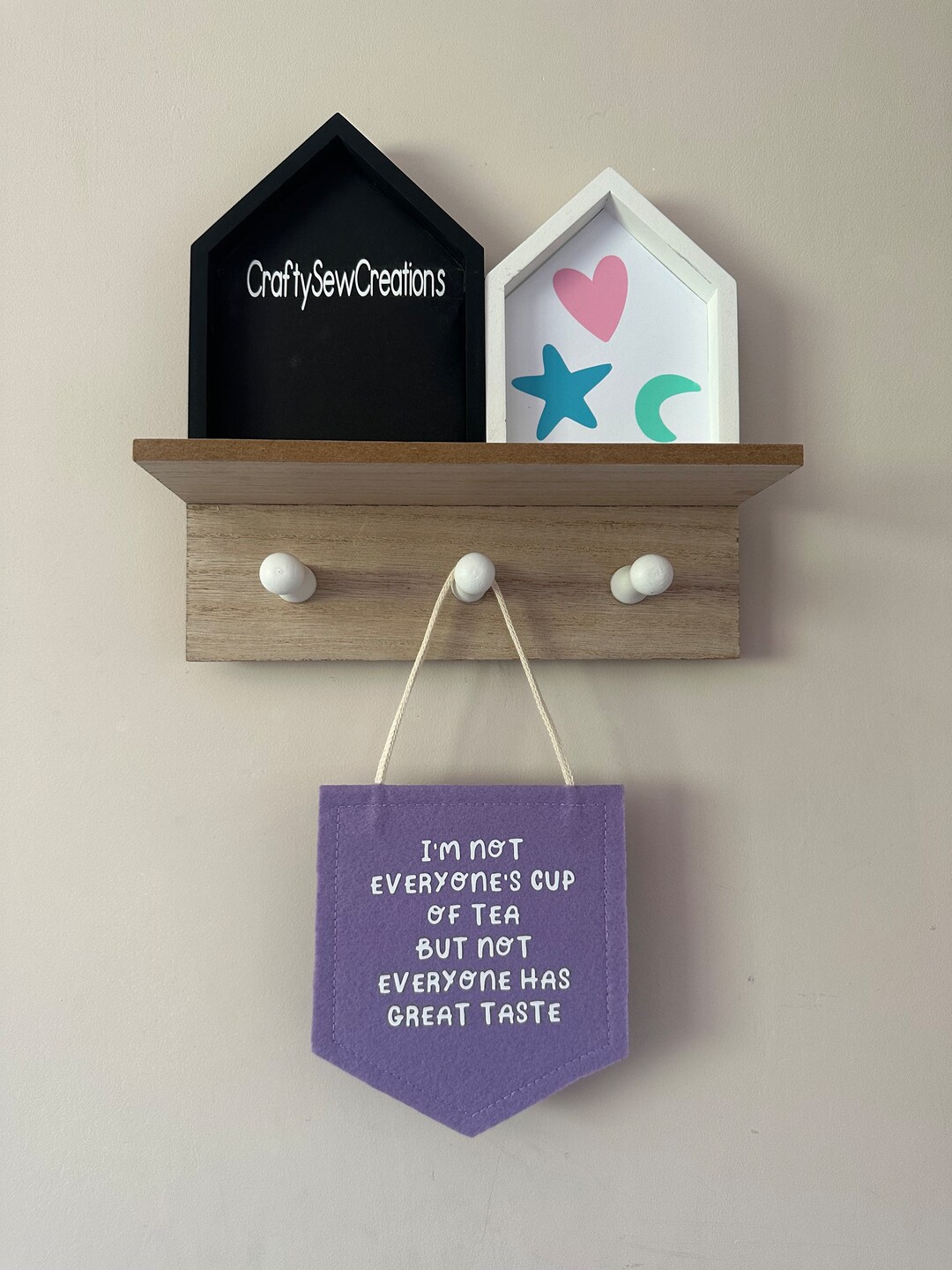 Mini Slogan Felt Banner, Funny Felt Banner, Cute Decor, Cute Banner ...