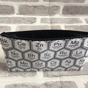 Periodic Table Pencil Case, Table of Elements, Back to School, Science ...