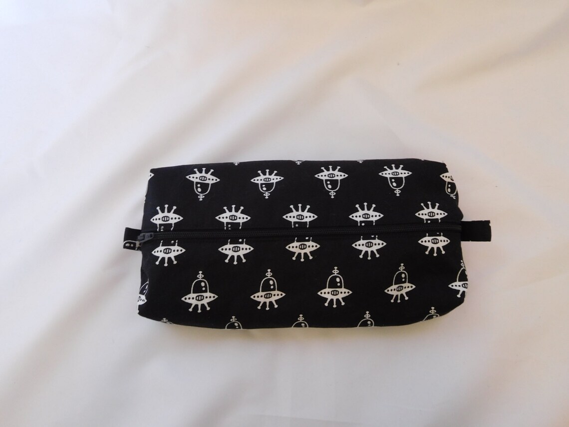 Spaceship Pencil Case Pencil Case Alien Spaceship Alien - Etsy