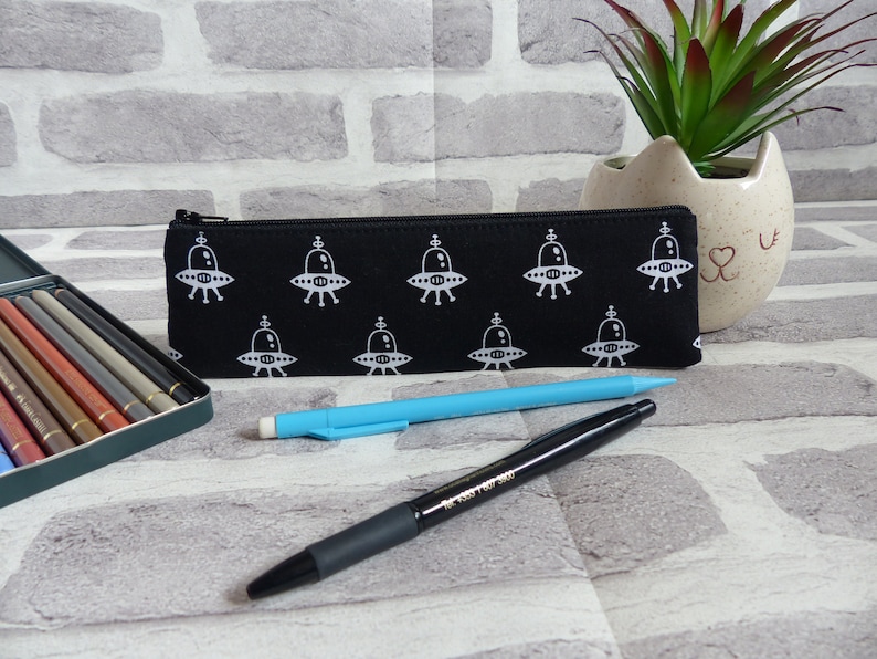 Spaceship Compact Pencil Case Alien Pencil Case Pencil Case - Etsy