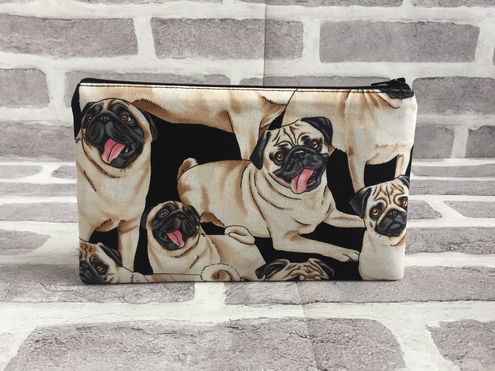Pugs Pencil Case Pug Dog Cute Dog Pencil Case Gift for Dog - Etsy Sweden